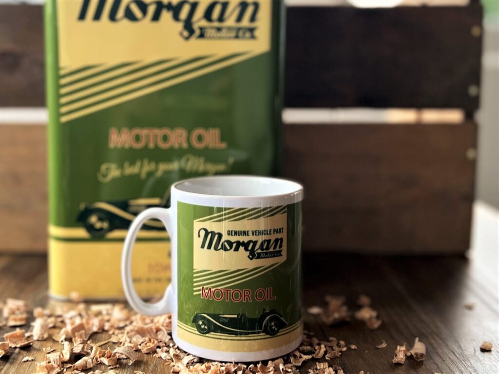 NEW Morgan Motor Company Oil Can Style Mug – Berrybrook Heritage Parts